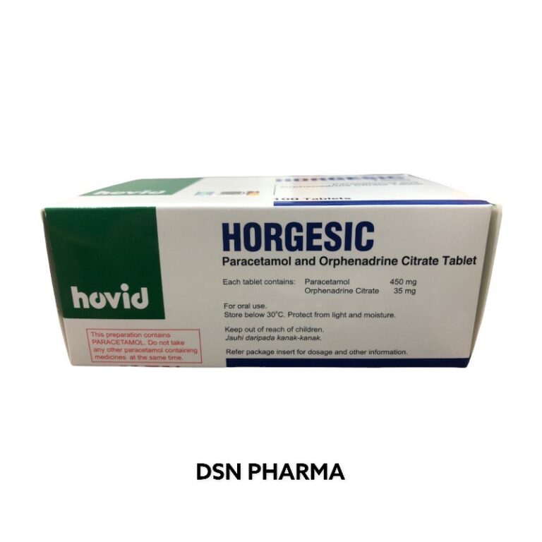 HORGESIC TAB 100’s - DSN Pharma SDN. BHD.